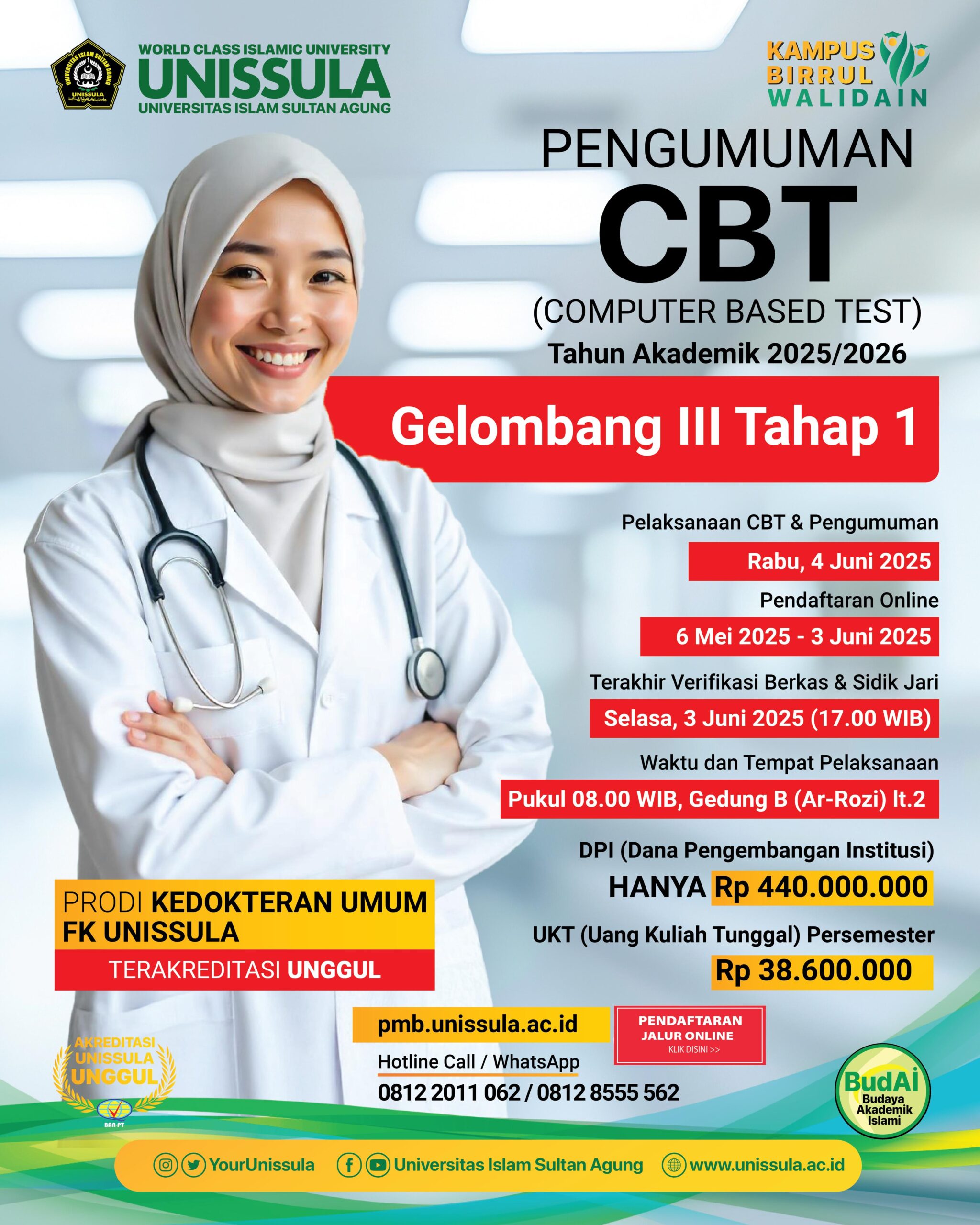 Ujian CBT FK – PMB UNISSULA
